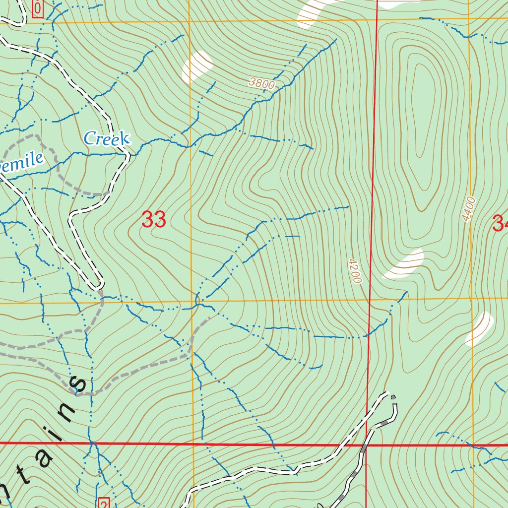 Addy Mountain, WA FSTopo Map by US Forest Service - Topo | Avenza Maps