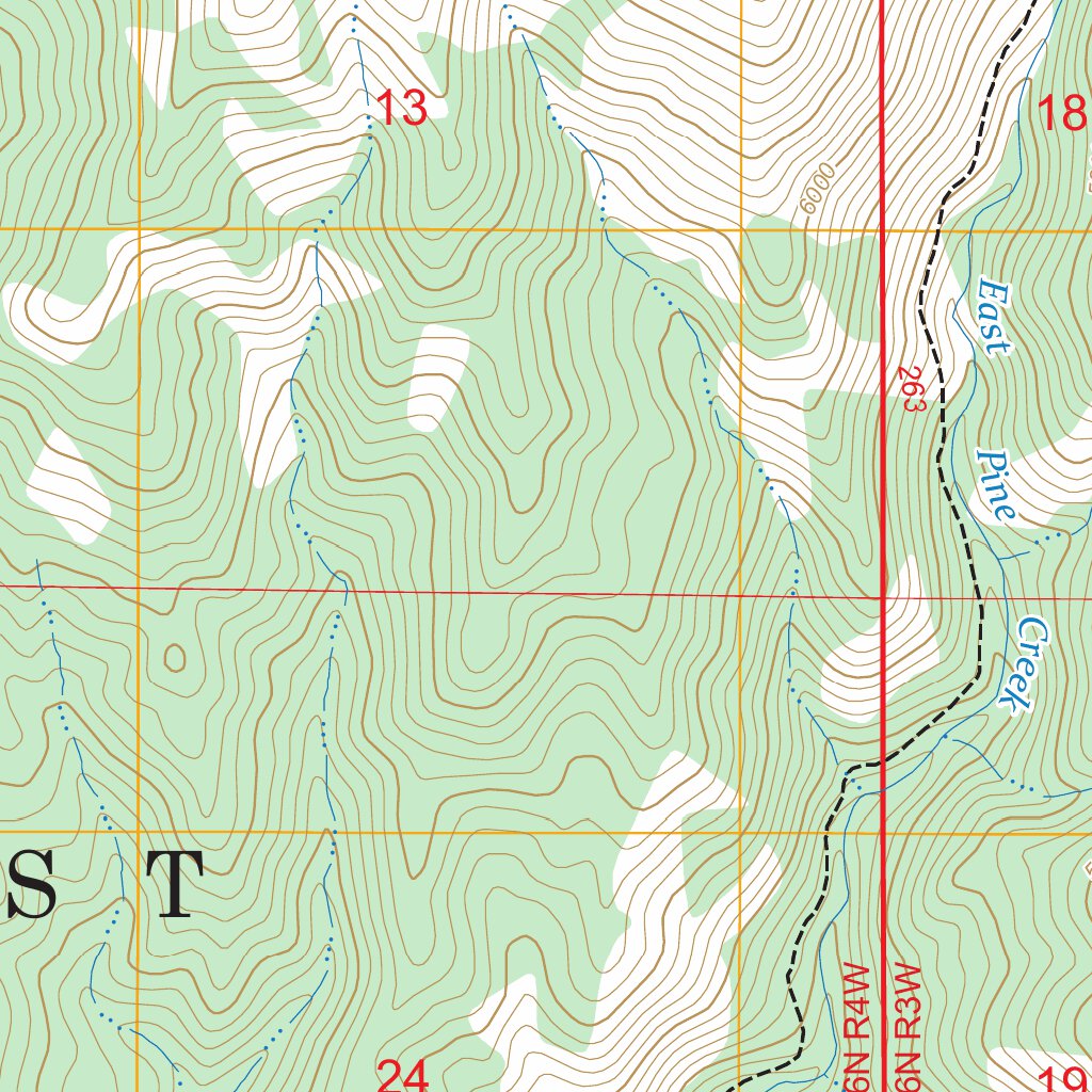 Advent Gulch, ID FSTopo Map by US Forest Service - Topo | Avenza Maps