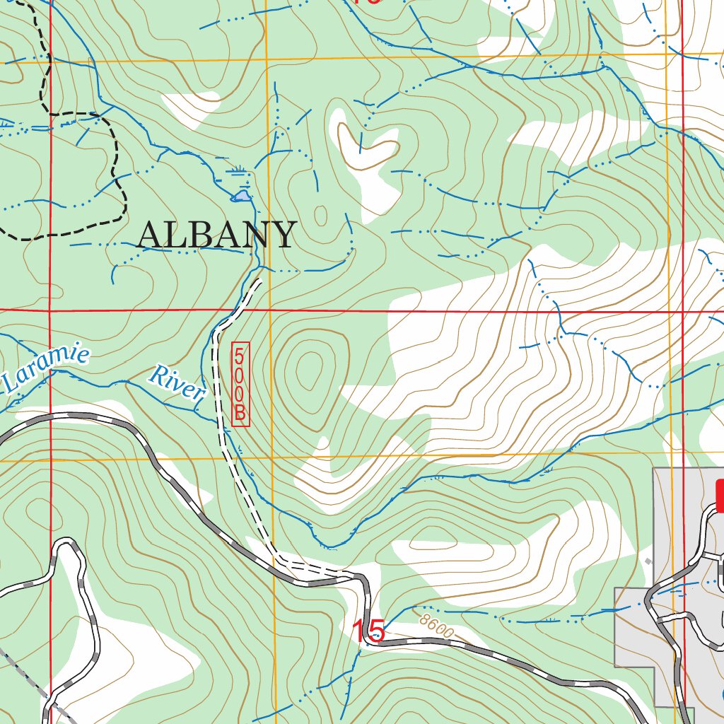 Albany, WY FSTopo Map by US Forest Service - Topo | Avenza Maps