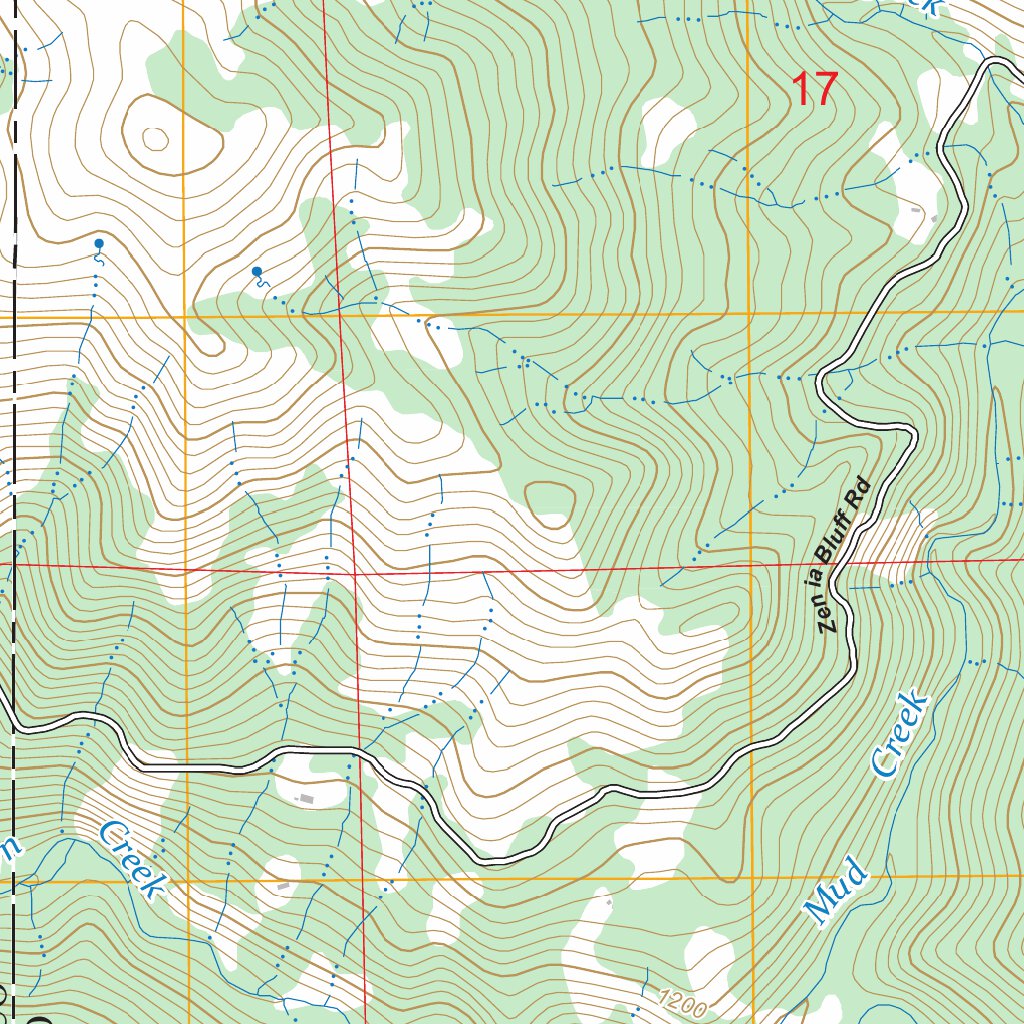 Alderpoint, CA FSTopo Map by US Forest Service - Topo | Avenza Maps