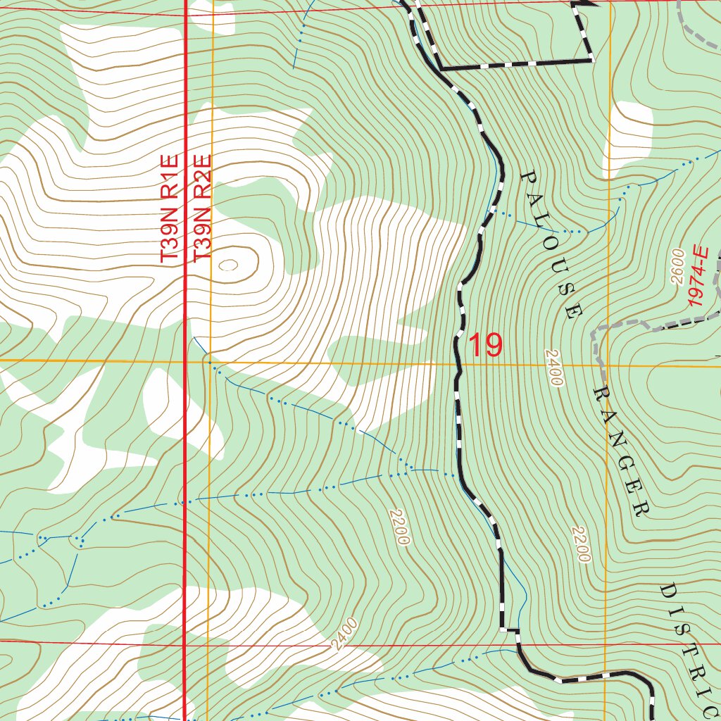 Aldermand Ridge, ID FSTopo Map by US Forest Service - Topo | Avenza Maps