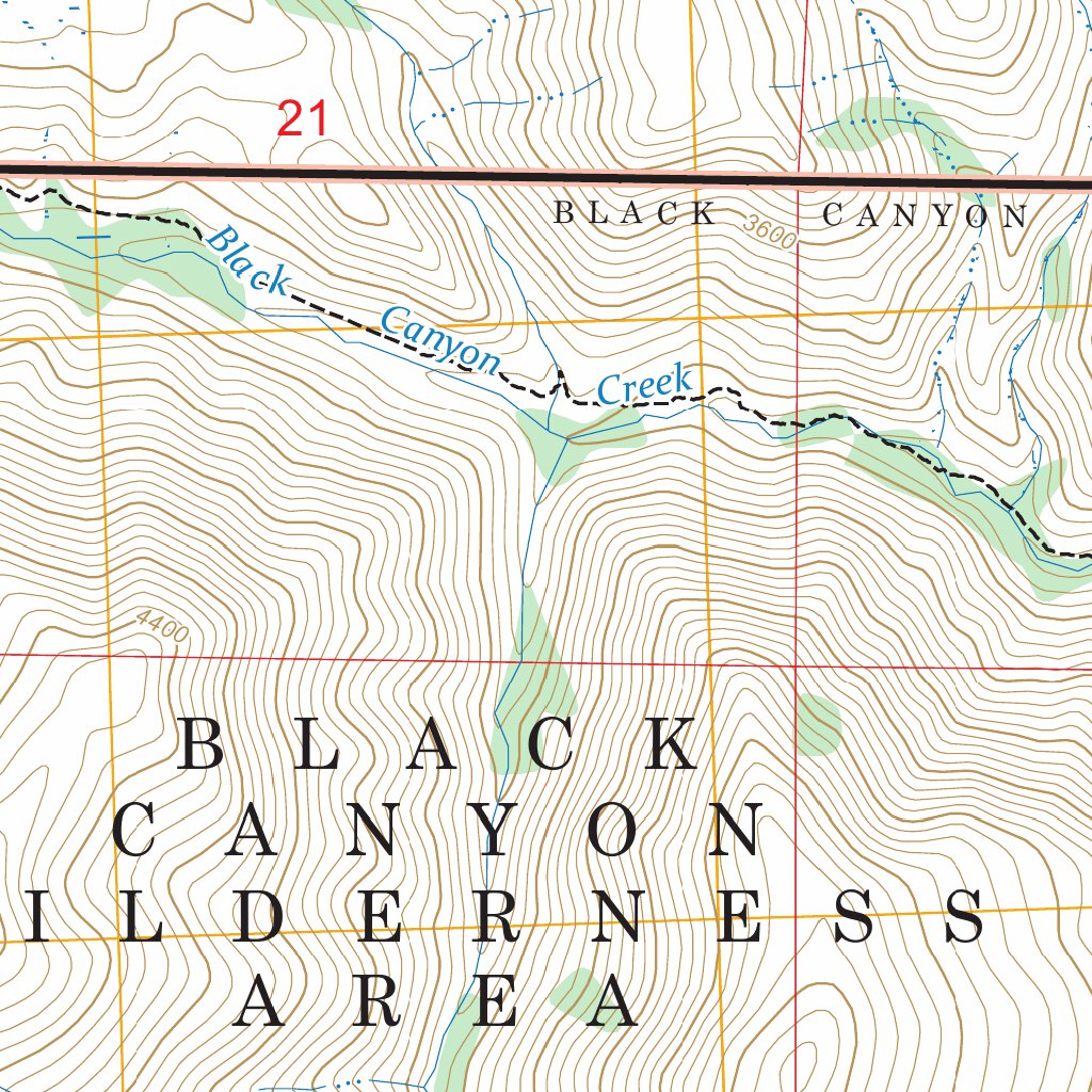 Aldrich Gulch, OR FSTopo Map by US Forest Service - Topo | Avenza Maps