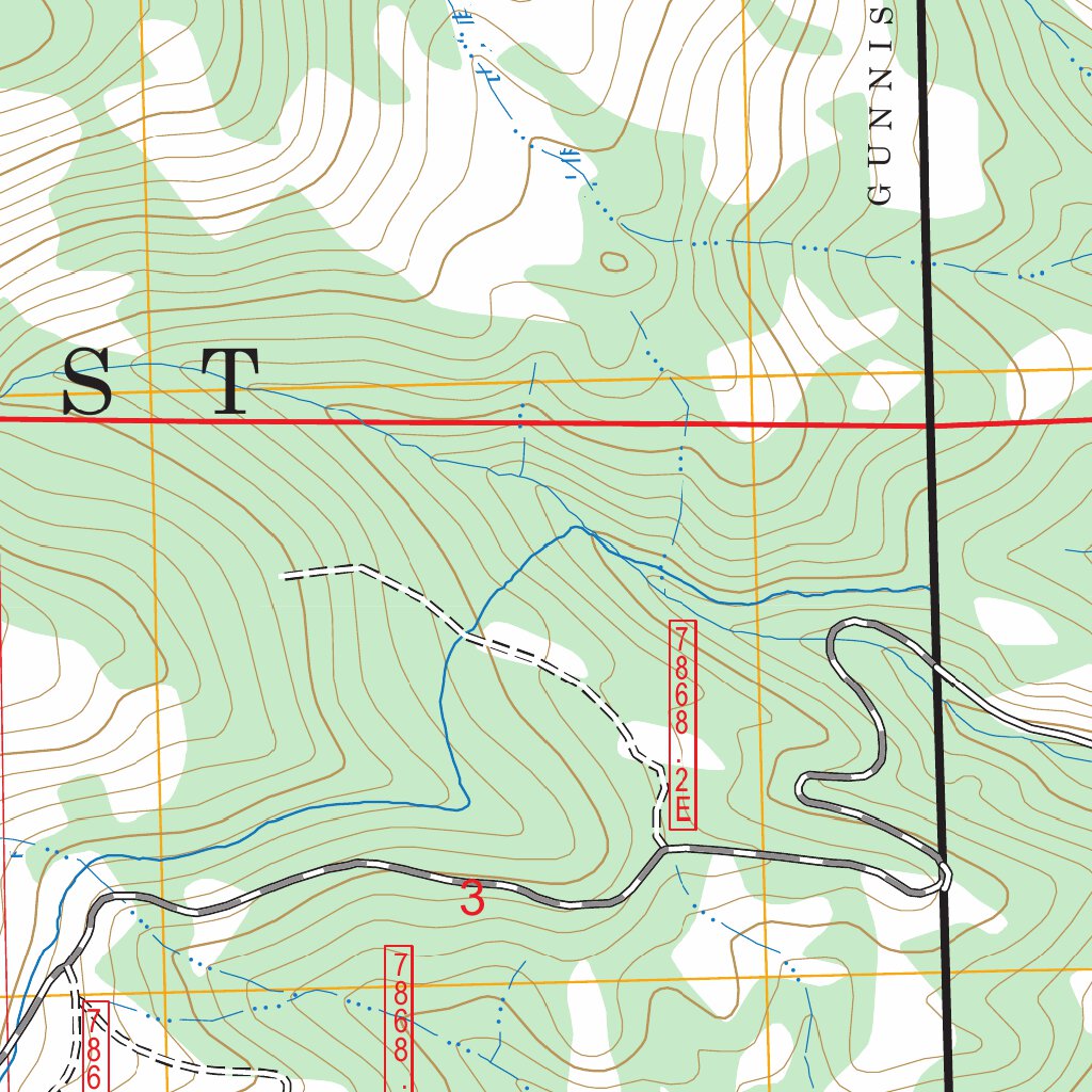 Alpine Plateau, CO FSTopo Map by US Forest Service - Topo | Avenza Maps