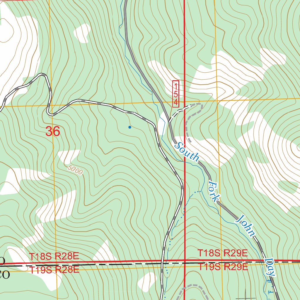 Alsup Mountain, OR FSTopo Map by US Forest Service - Topo | Avenza Maps