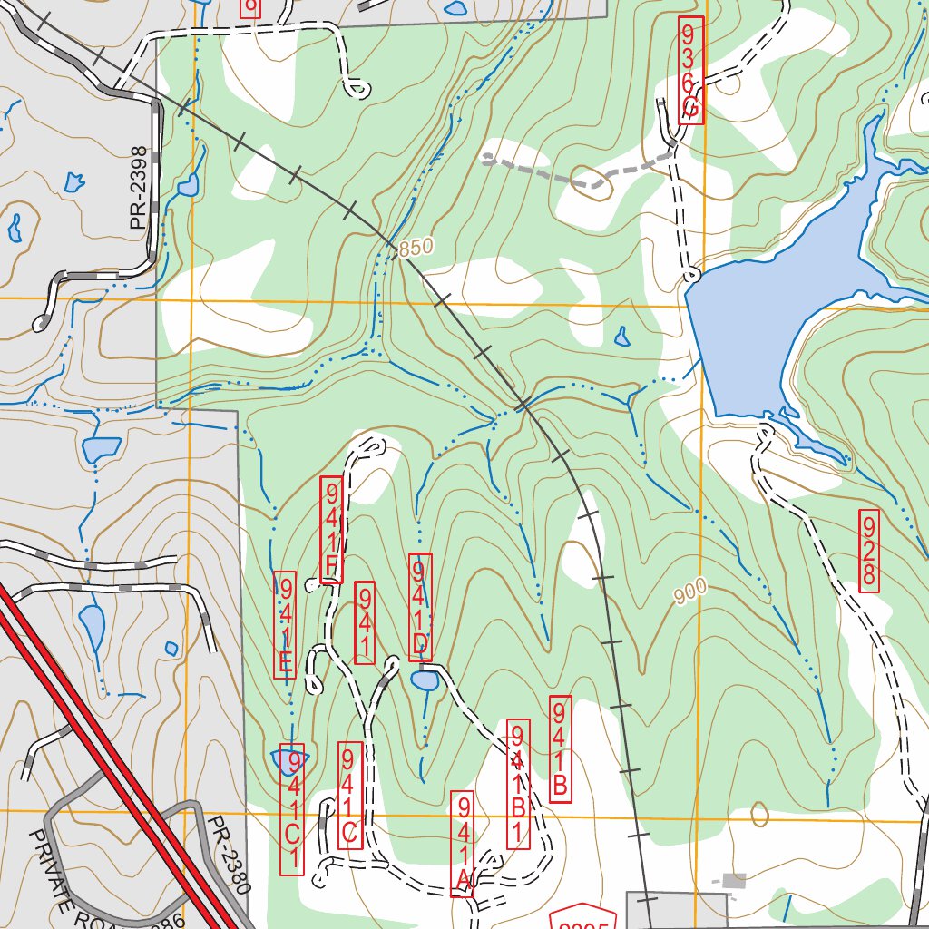 Alvord, TX FSTopo Map by US Forest Service - Topo | Avenza Maps