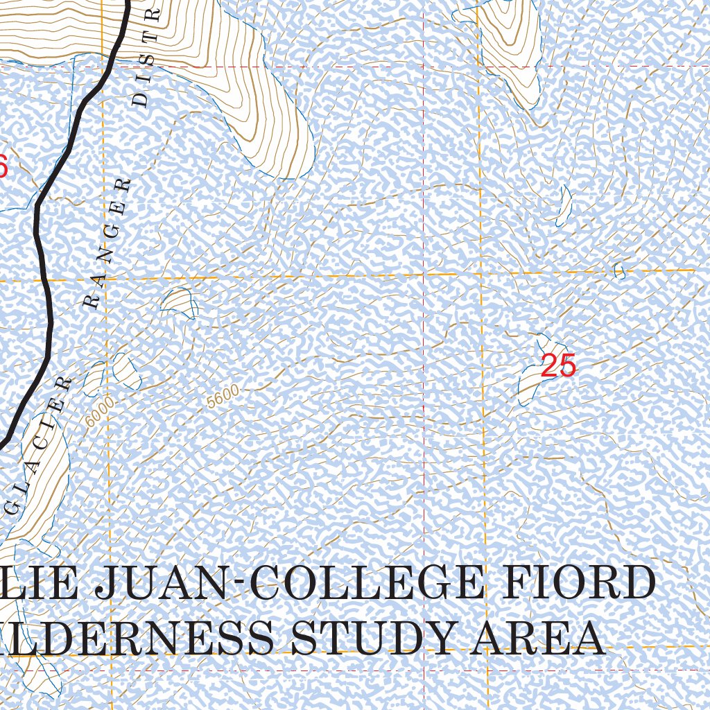 Anchorage B-3 SW, AK FSTopo Map by US Forest Service - Topo | Avenza Maps