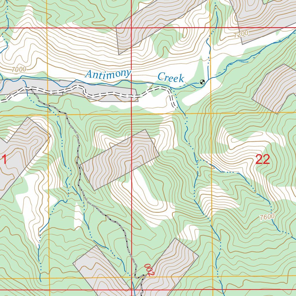 Antimony, UT FSTopo Map by US Forest Service - Topo | Avenza Maps