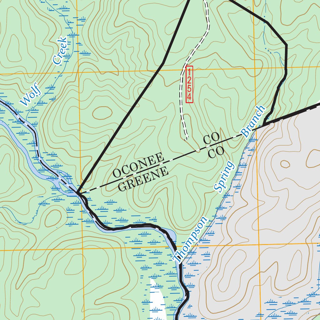 Apalachee, GA FSTopo Map by US Forest Service - Topo | Avenza Maps