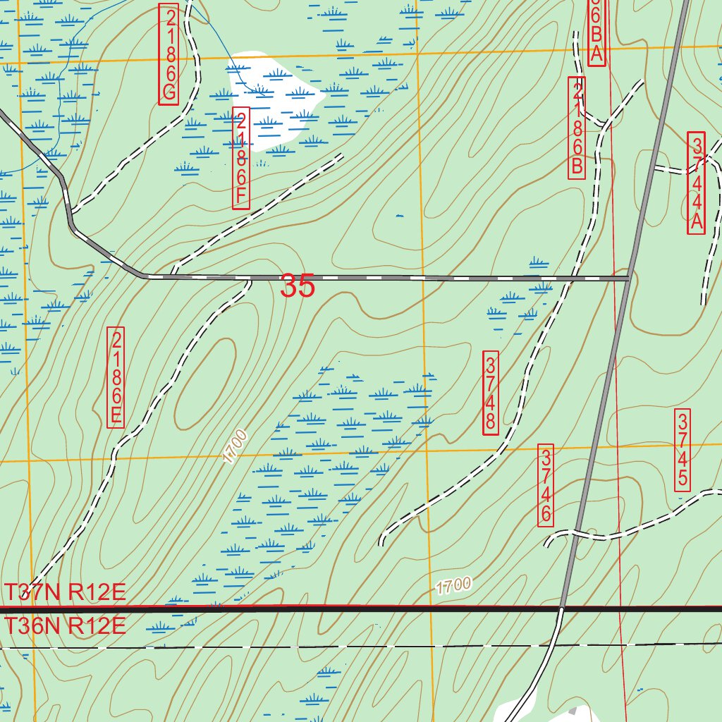 Argonne, WI FSTopo Map by US Forest Service - Topo | Avenza Maps