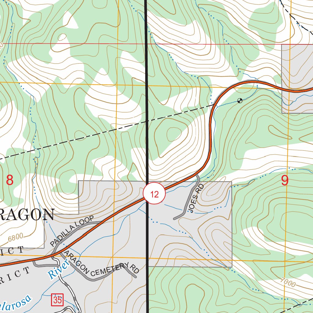Aragon, NM FSTopo Map by US Forest Service - Topo | Avenza Maps