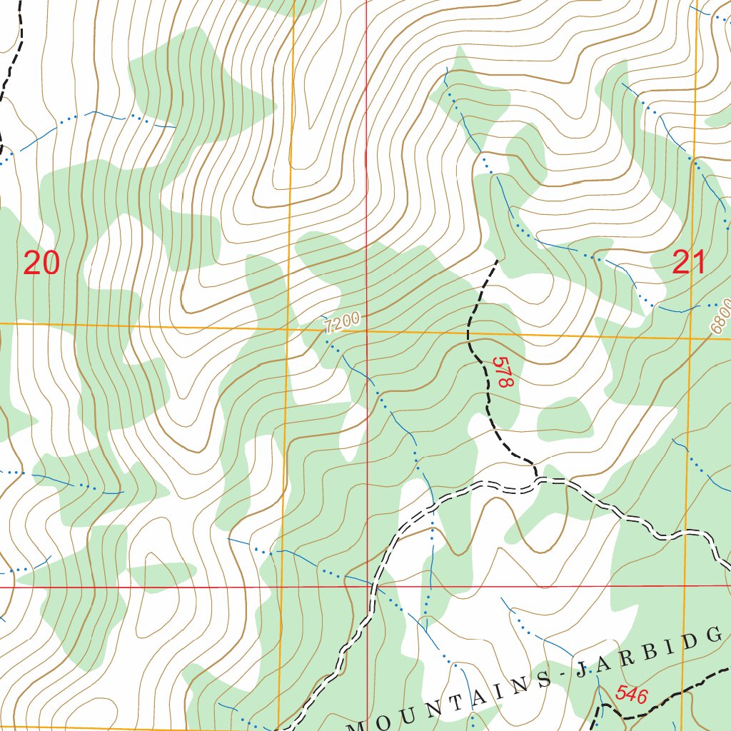 Arizona Spring, NV FSTopo Map by US Forest Service - Topo | Avenza Maps