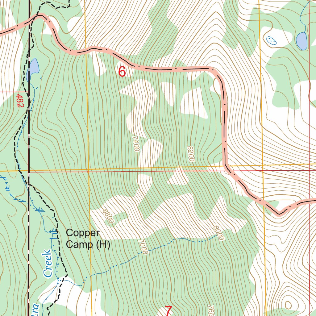 Arrastra Mountain, MT FSTopo Map by US Forest Service - Topo | Avenza Maps