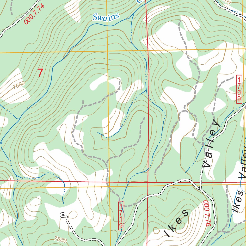 Asay Bench, UT FSTopo Map by US Forest Service - Topo | Avenza Maps