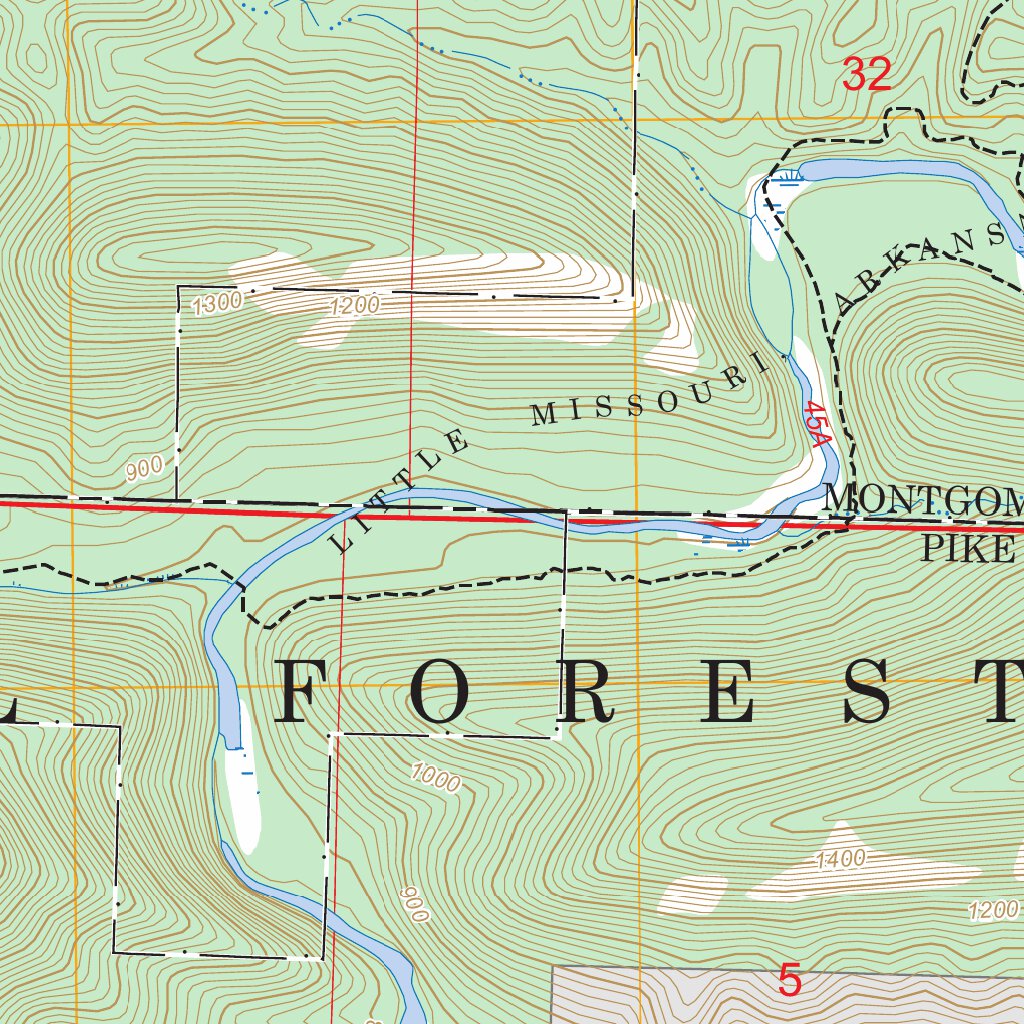 Athens, AR FSTopo Map by US Forest Service - Topo | Avenza Maps