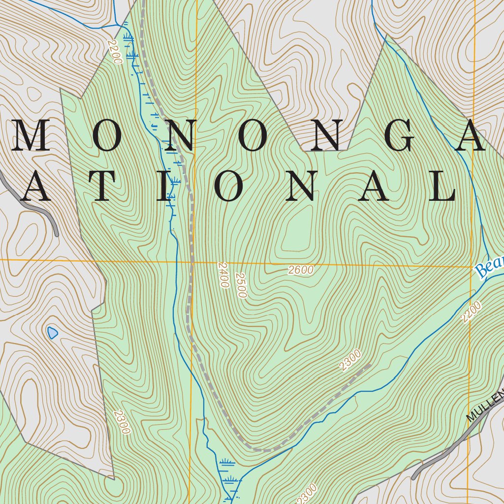 Aurora, WV FSTopo Map by US Forest Service - Topo | Avenza Maps