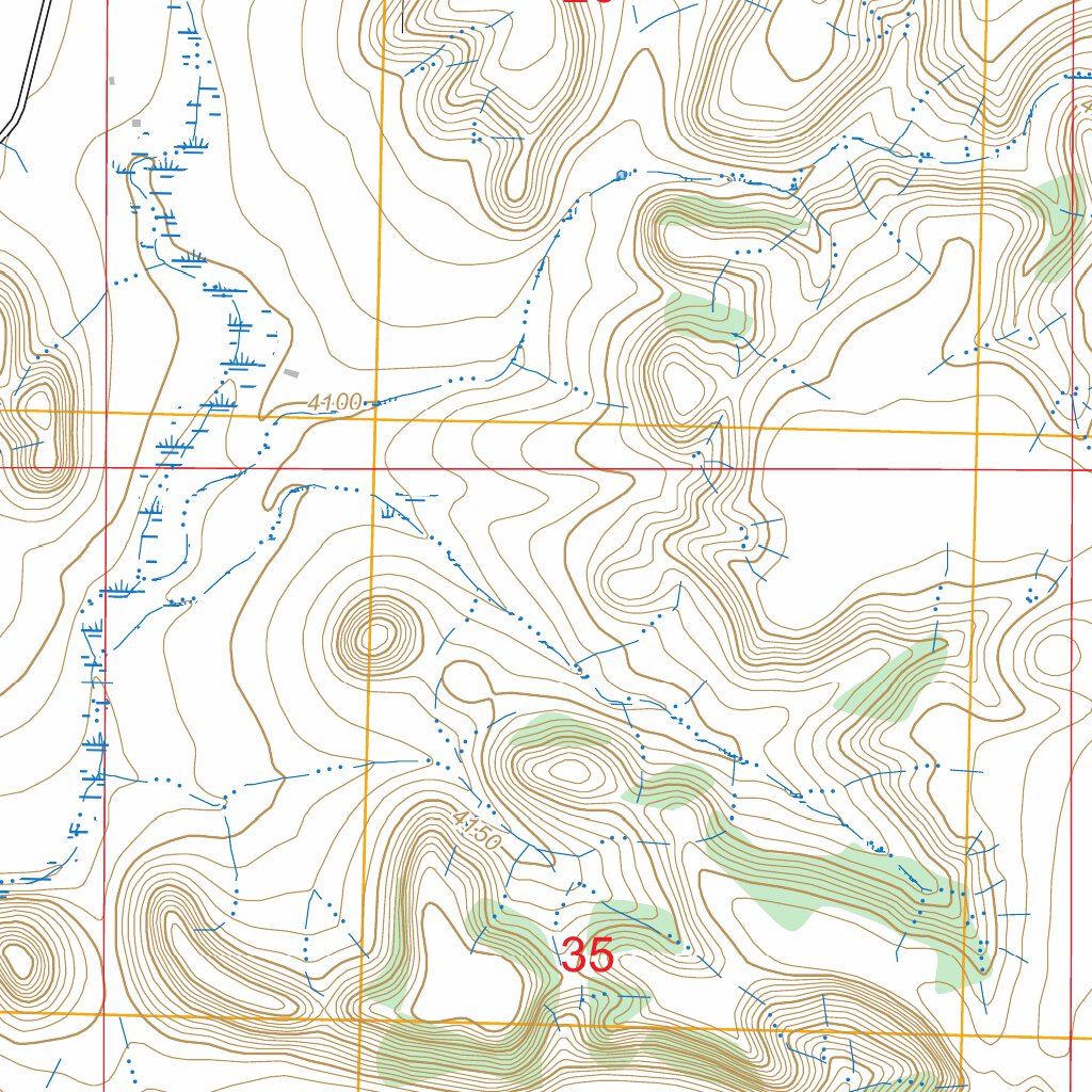 Autograph Cliff NW, OK-CO FSTopo Map by US Forest Service - Topo ...