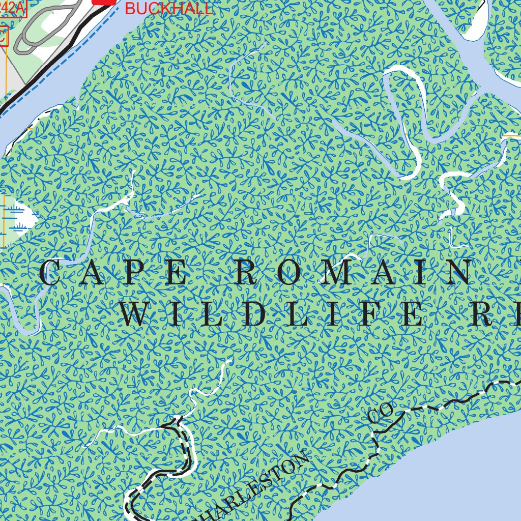 Awendaw, SC FSTopo Map by US Forest Service - Topo | Avenza Maps