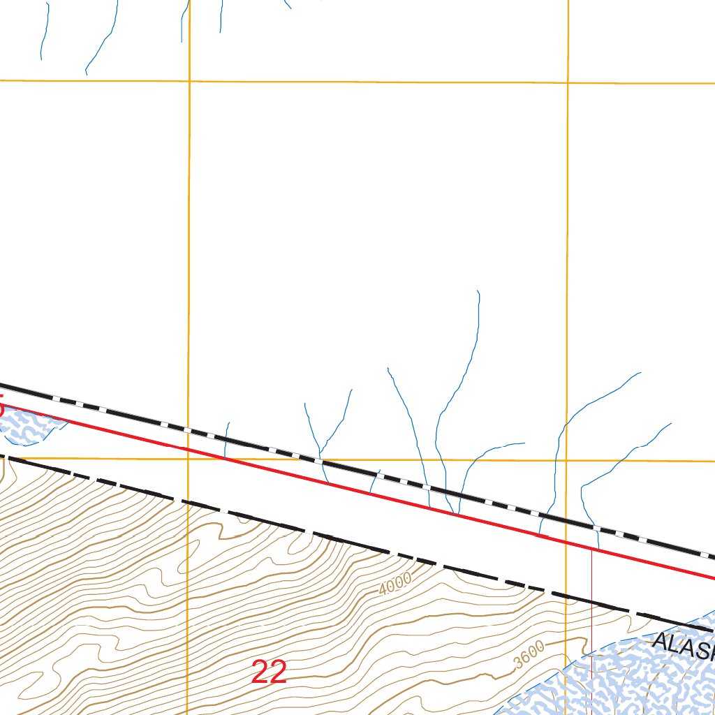Atlin B-8 SE, AK-BC FSTopo Map by US Forest Service - Topo | Avenza Maps
