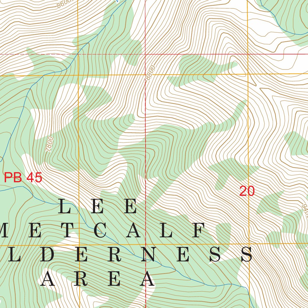 Bad Luck Creek, MT FSTopo Map by US Forest Service - Topo | Avenza Maps