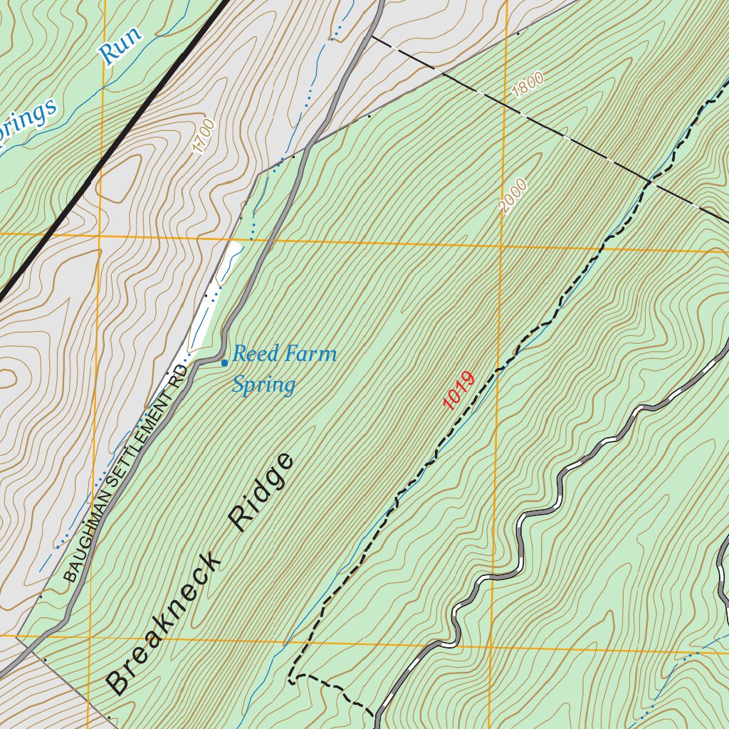 Baker, WV FSTopo Map by US Forest Service - Topo | Avenza Maps
