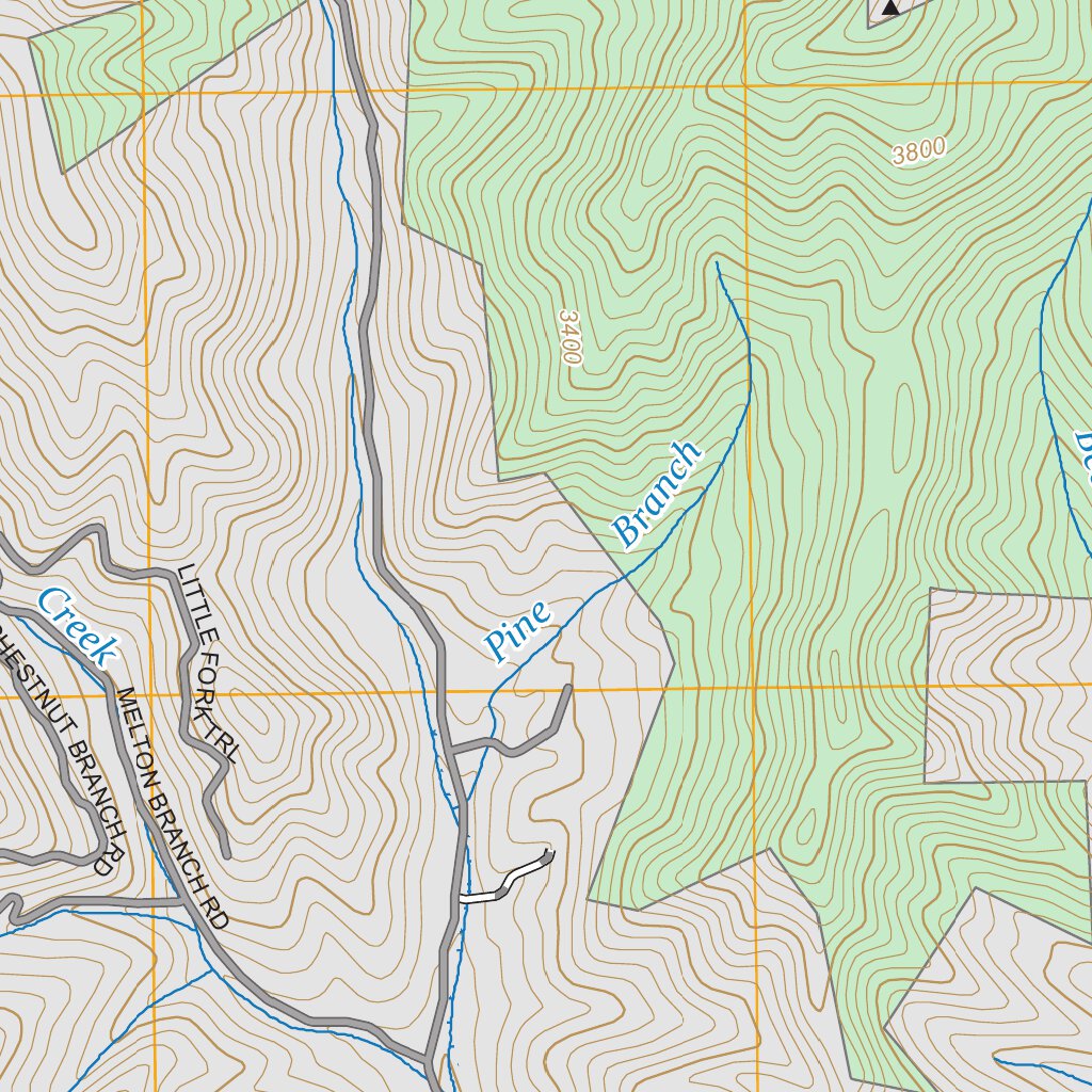 Bakersville, NC-TN FSTopo Map by US Forest Service - Topo | Avenza Maps