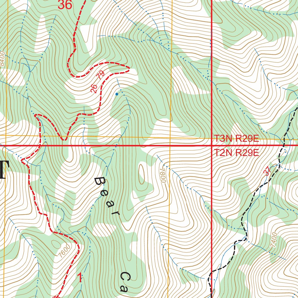 Baldy Bill Point, AZ FSTopo Map by US Forest Service - Topo | Avenza Maps