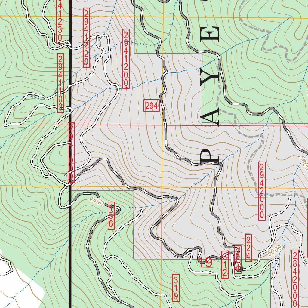 Bally Mountain, ID FSTopo Map by US Forest Service - Topo | Avenza Maps