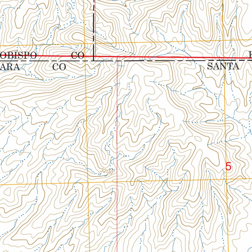 Ballinger Canyon, CA FSTopo Map by US Forest Service - Topo | Avenza Maps