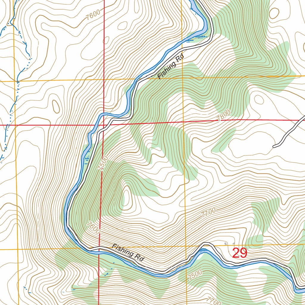 Barcus Peak, WY FSTopo Map by US Forest Service - Topo | Avenza Maps