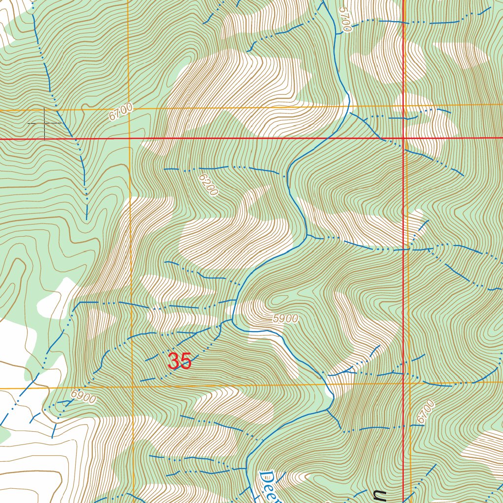 Banner Mountain, WY FSTopo Map by US Forest Service - Topo | Avenza Maps