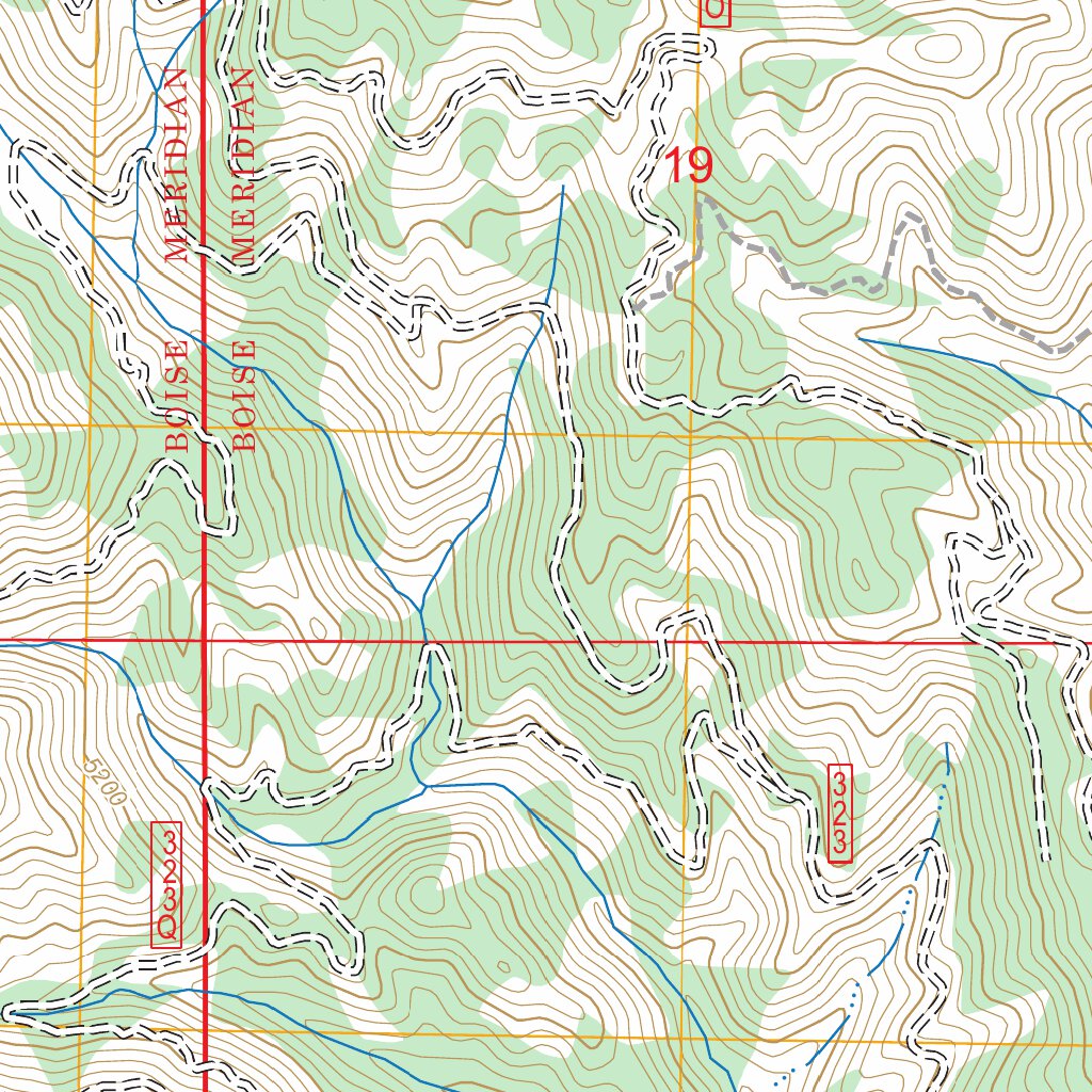 Barber Flat, ID FSTopo Map by US Forest Service - Topo | Avenza Maps
