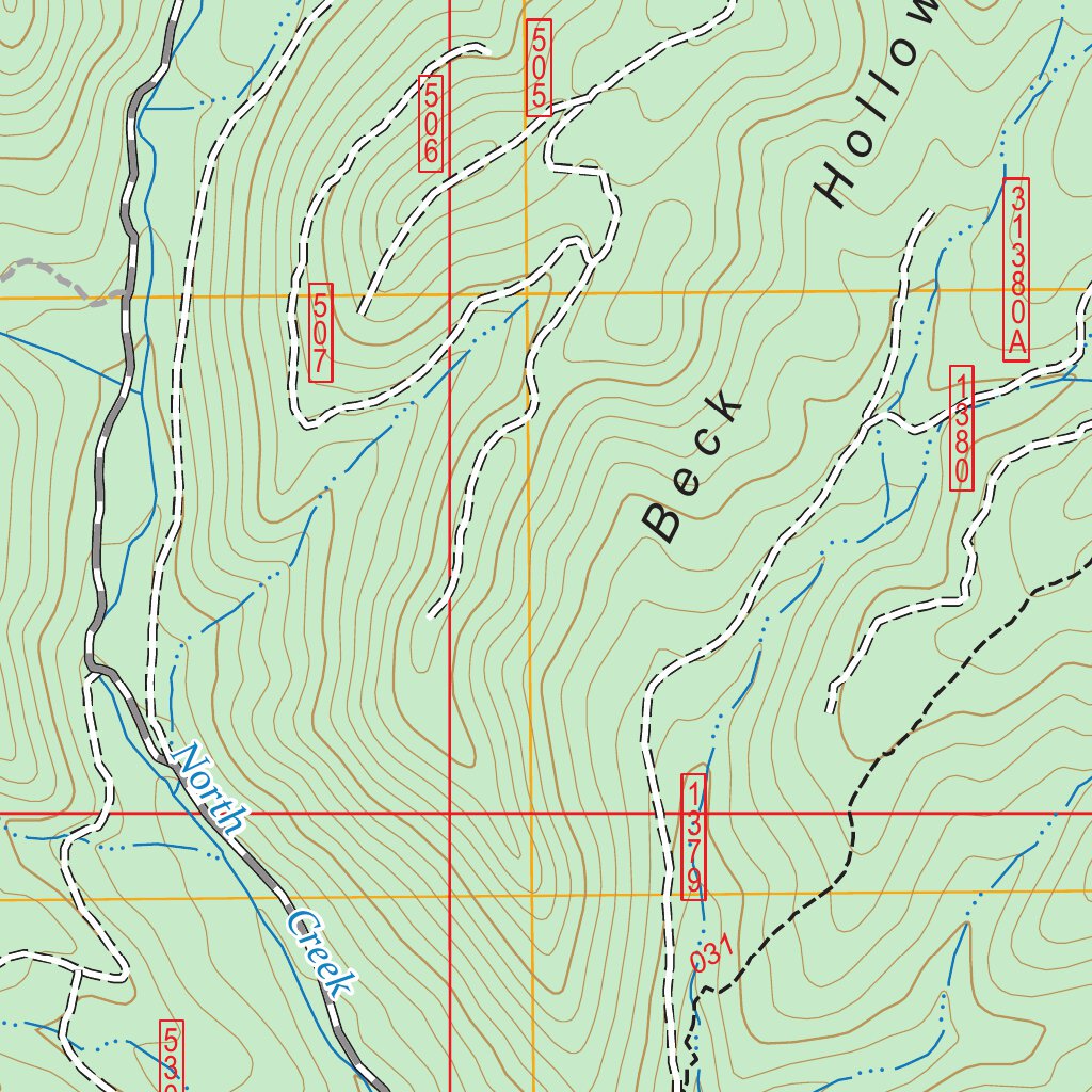 Barker Reservoir, UT FSTopo Map by US Forest Service - Topo | Avenza Maps