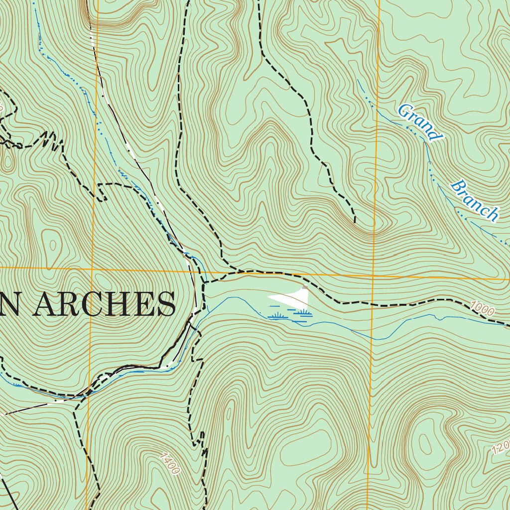 Barthell SW, TN-KY FSTopo Map by US Forest Service - Topo | Avenza Maps