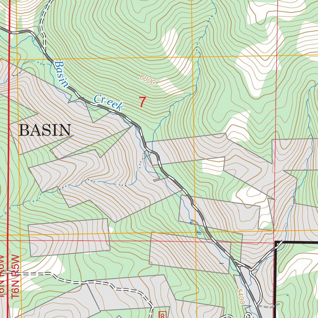 Basin, MT FSTopo Map by US Forest Service - Topo | Avenza Maps