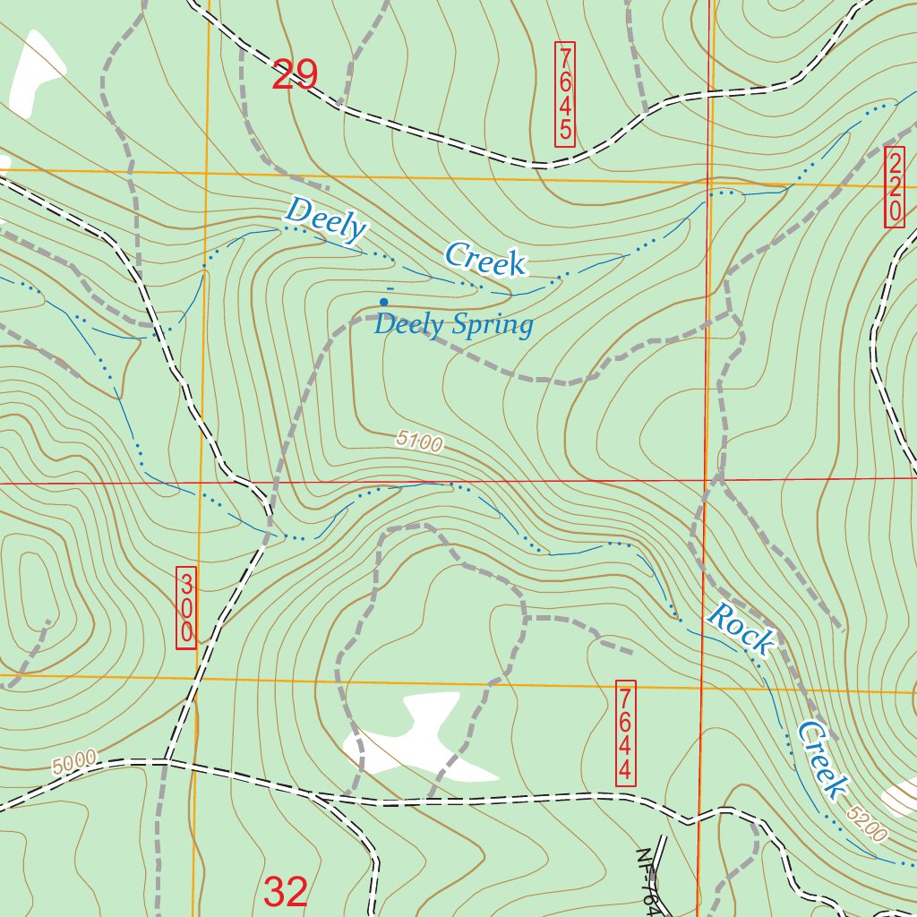 Bear Butte, OR FSTopo Map by US Forest Service - Topo | Avenza Maps