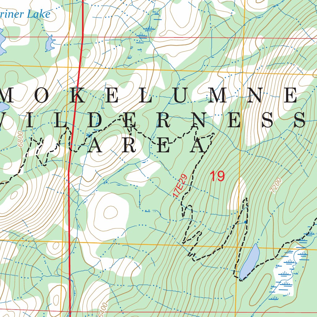 Bear River Reservoir, CA FSTopo Map by US Forest Service - Topo ...