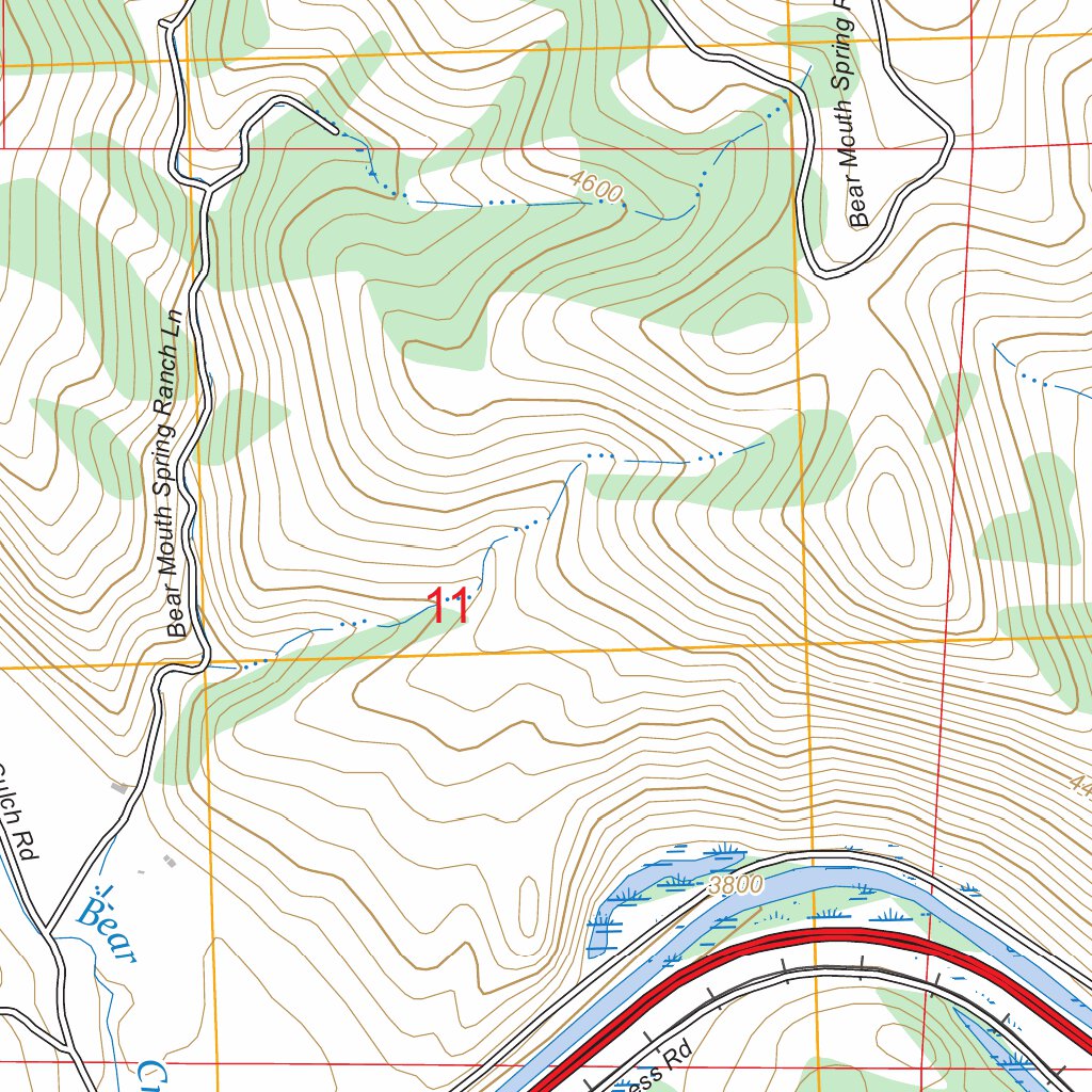 Bearmouth, MT FSTopo Map by US Forest Service - Topo | Avenza Maps