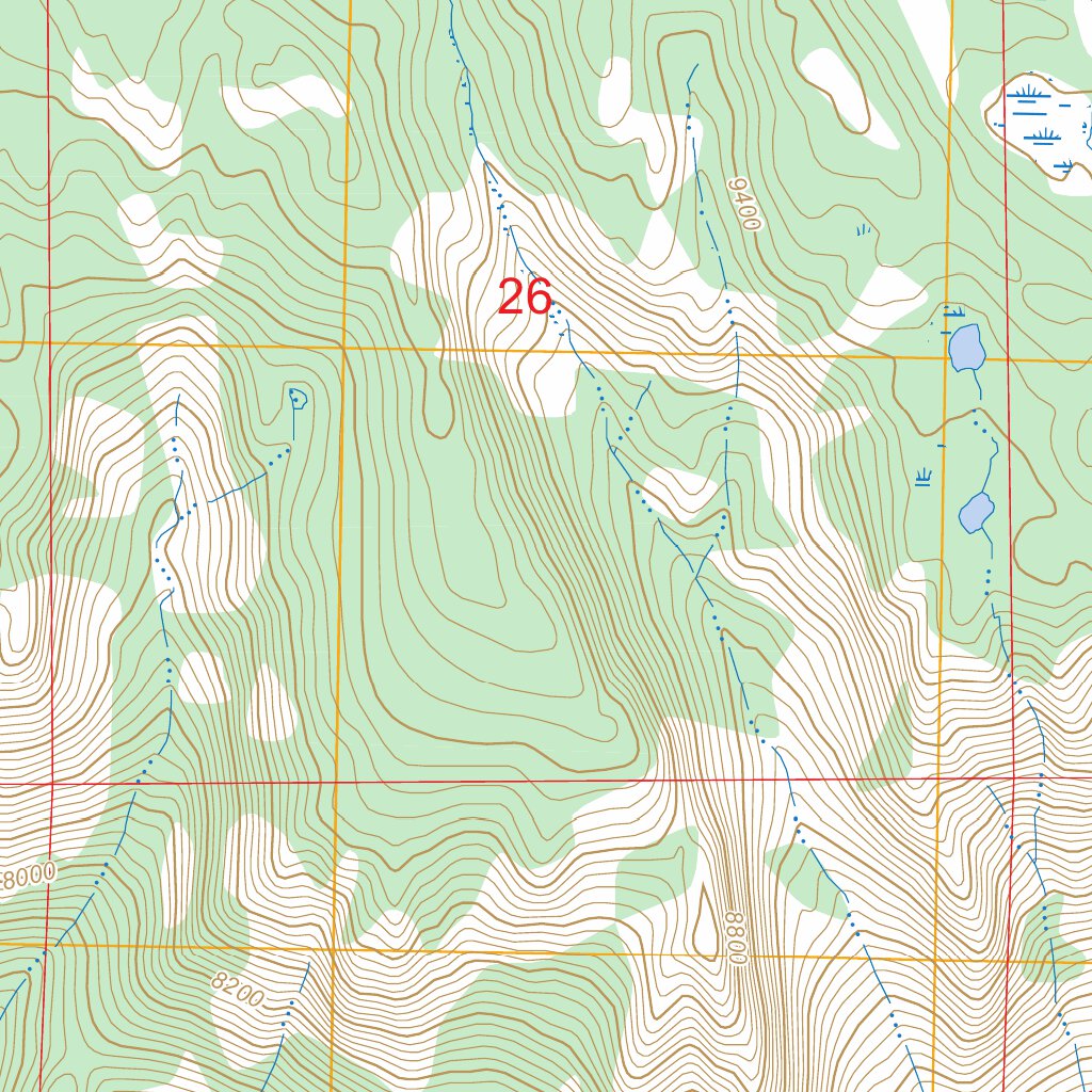 Beartooth Butte, WY FSTopo Map by US Forest Service - Topo | Avenza Maps