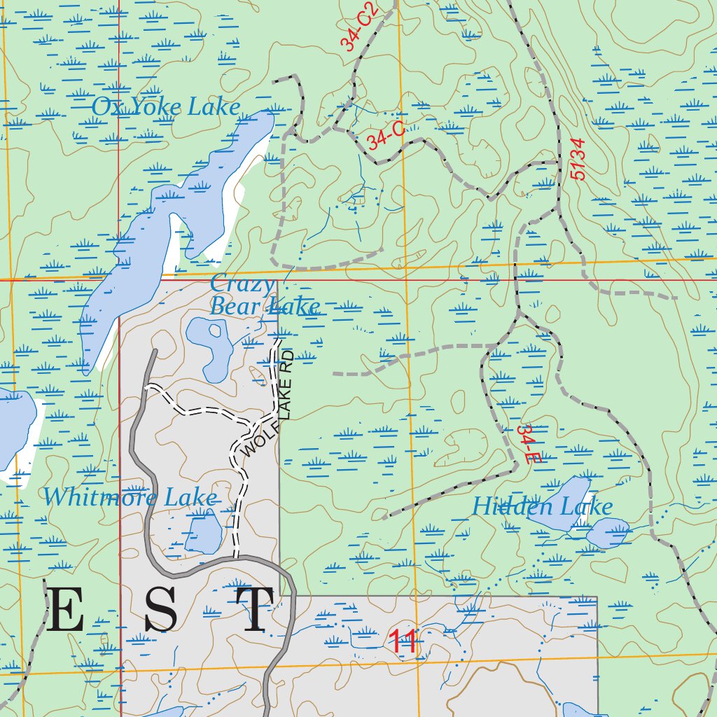 Beaton, MI FSTopo Map by US Forest Service - Topo | Avenza Maps