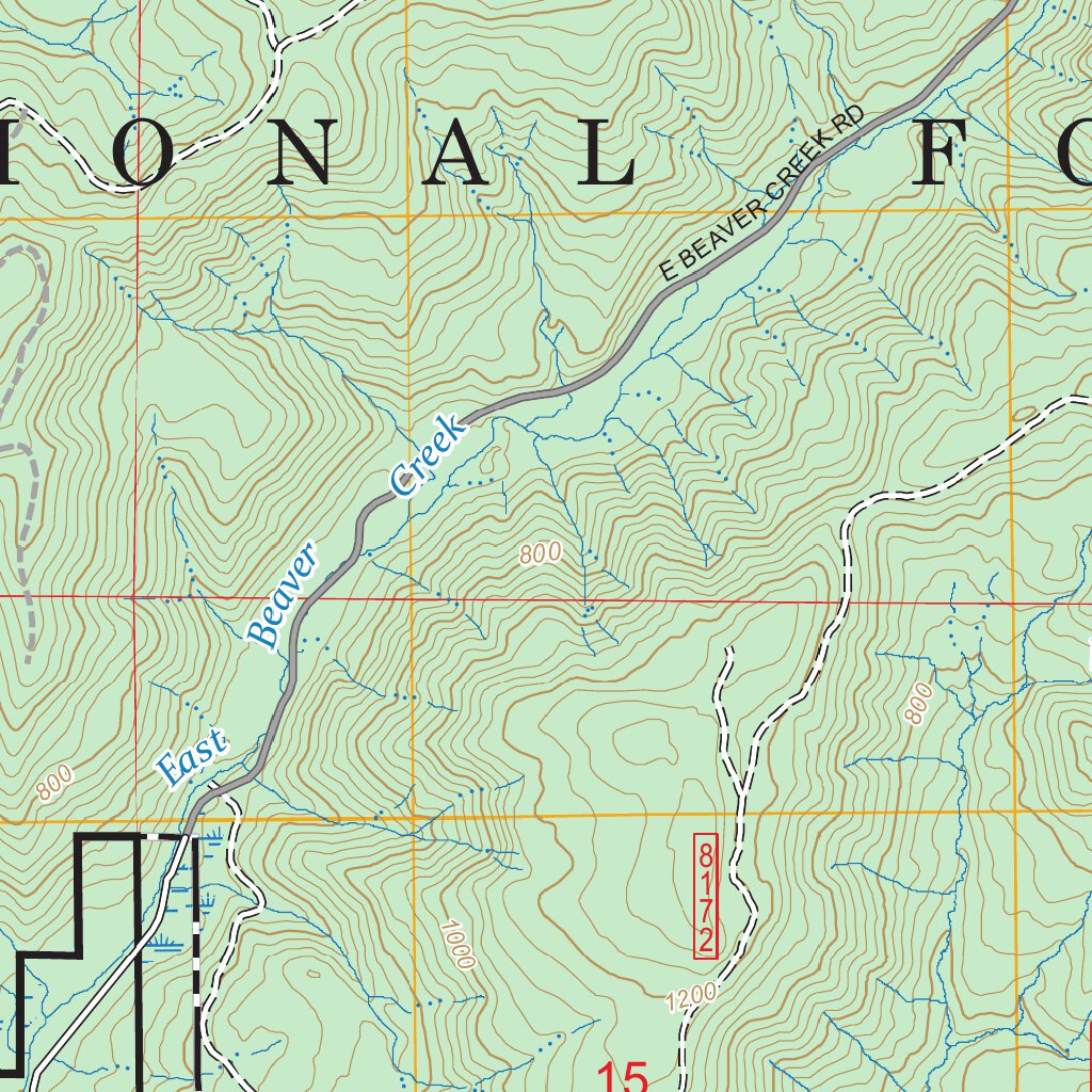 Beaver, OR FSTopo Map by US Forest Service - Topo | Avenza Maps
