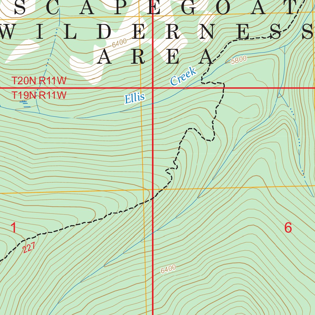 Benchmark, MT FSTopo Map by US Forest Service - Topo | Avenza Maps