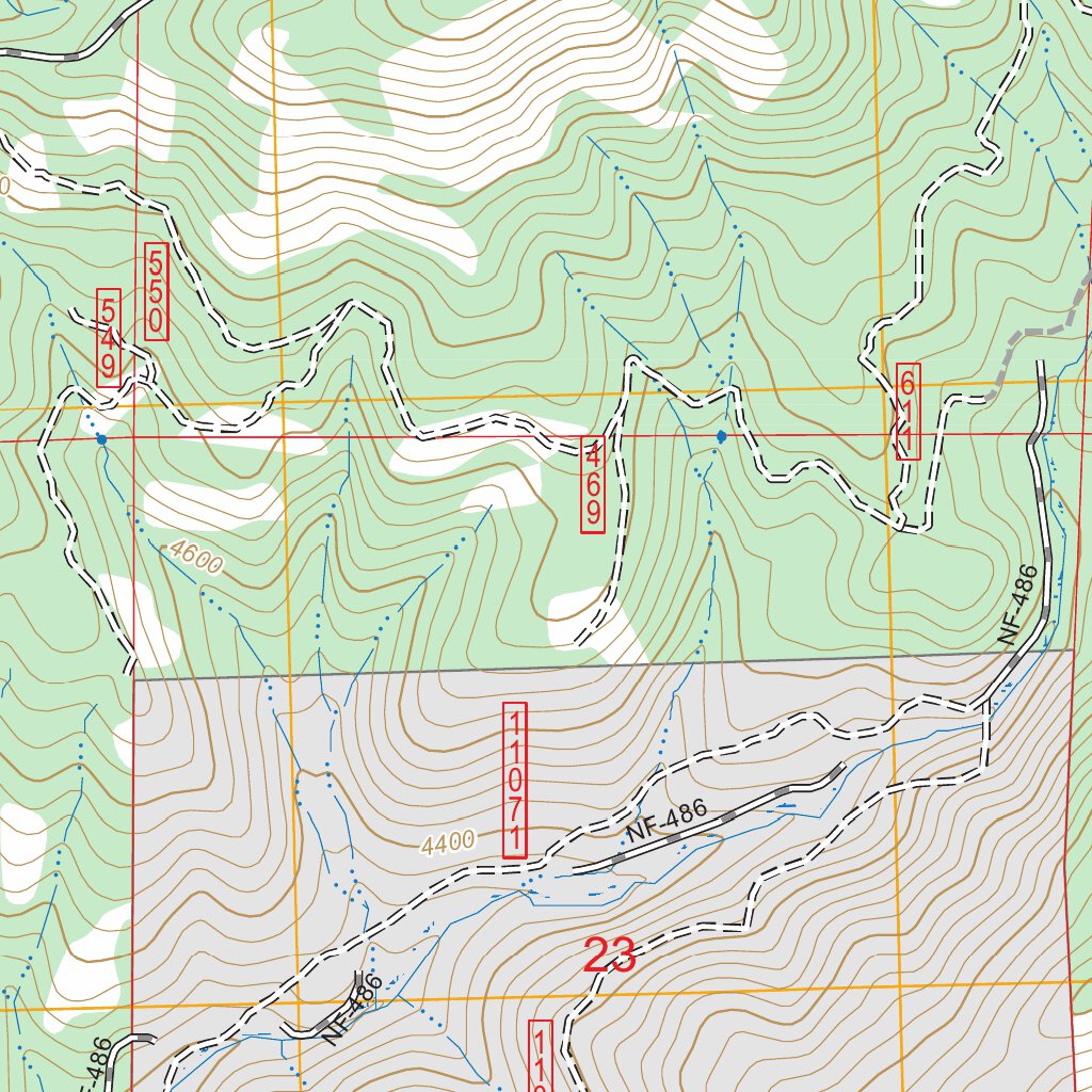 Belshaw Meadows, OR FSTopo Map by US Forest Service - Topo | Avenza Maps