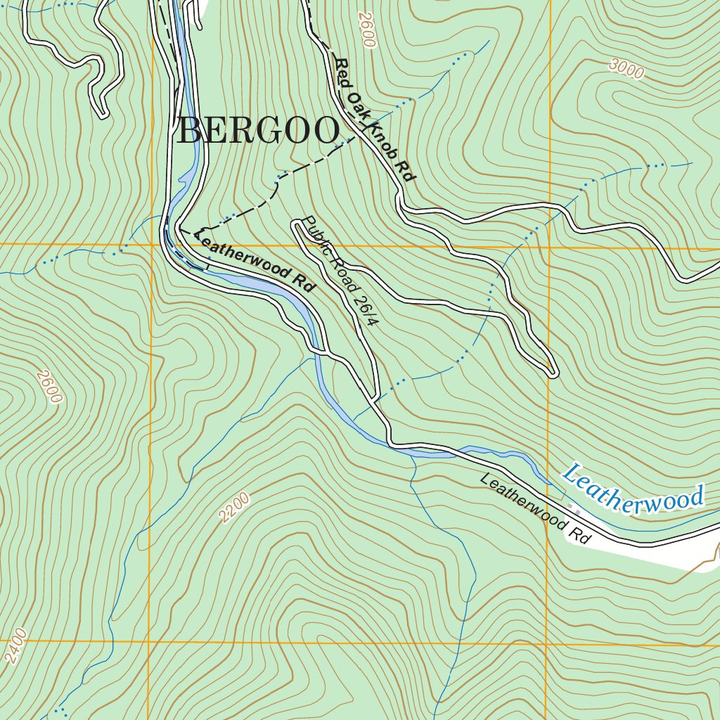 Bergoo, WV FSTopo Map by US Forest Service - Topo | Avenza Maps