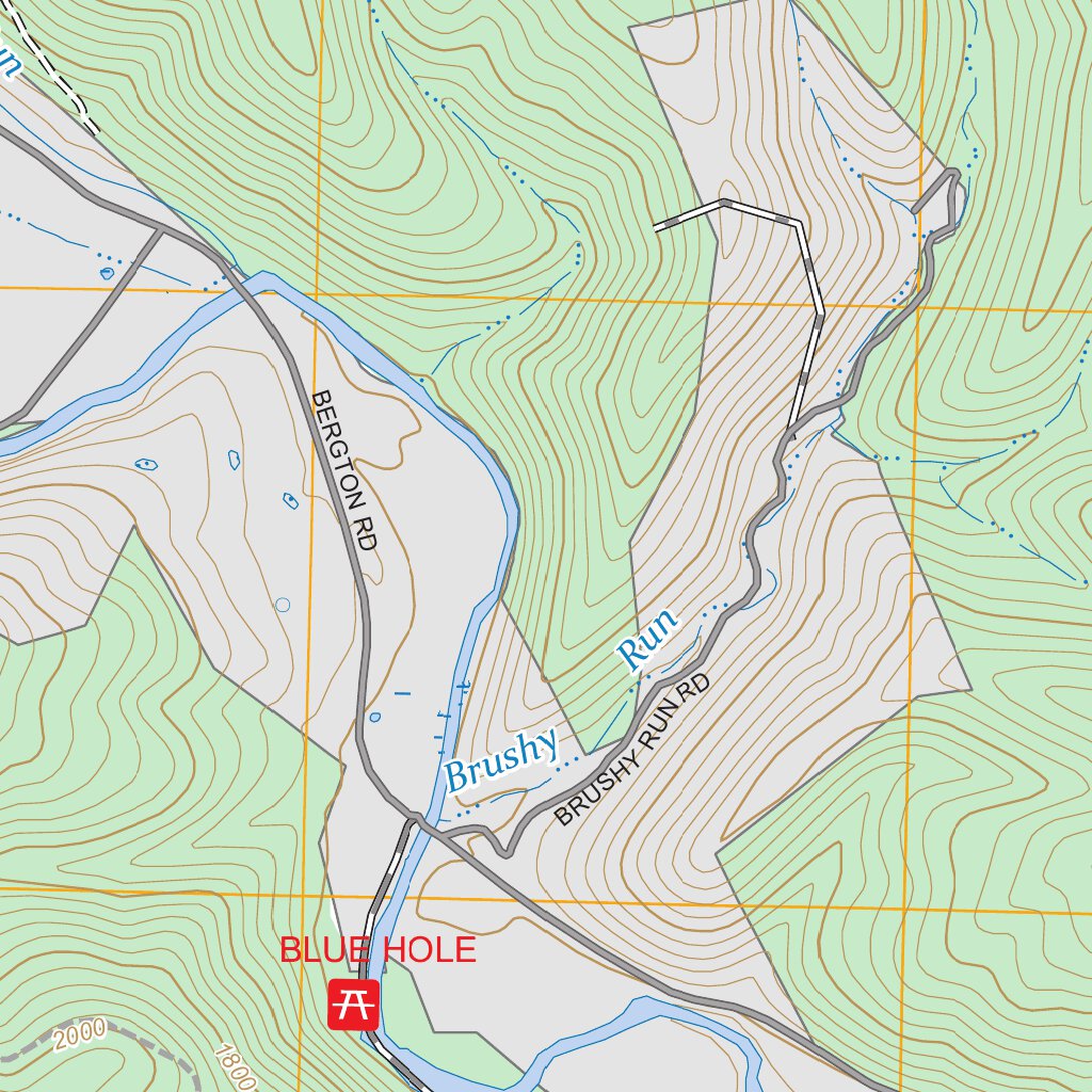 Bergton, VA-WV FSTopo Map by US Forest Service - Topo | Avenza Maps
