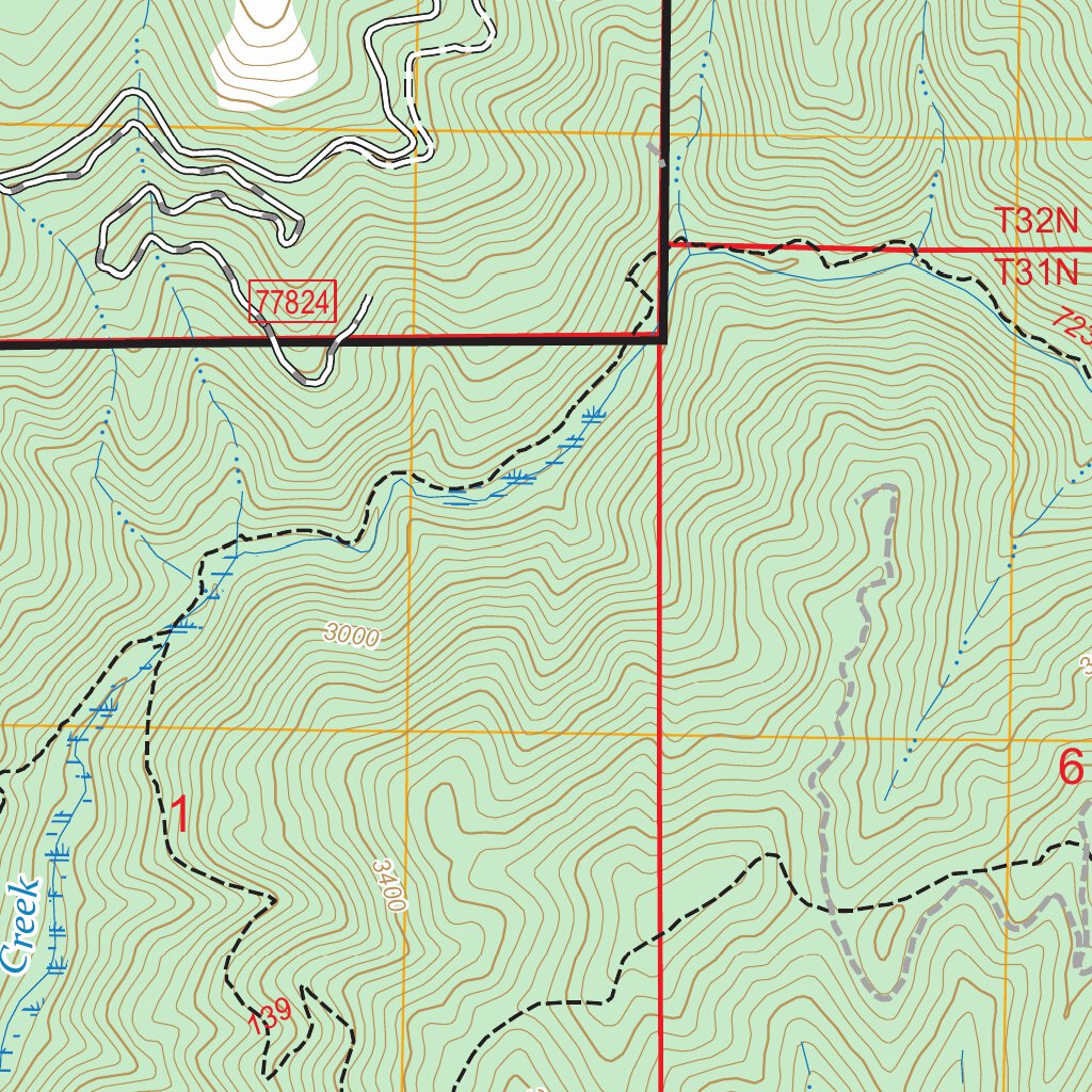 Big Cedar, ID FSTopo Map by US Forest Service - Topo | Avenza Maps