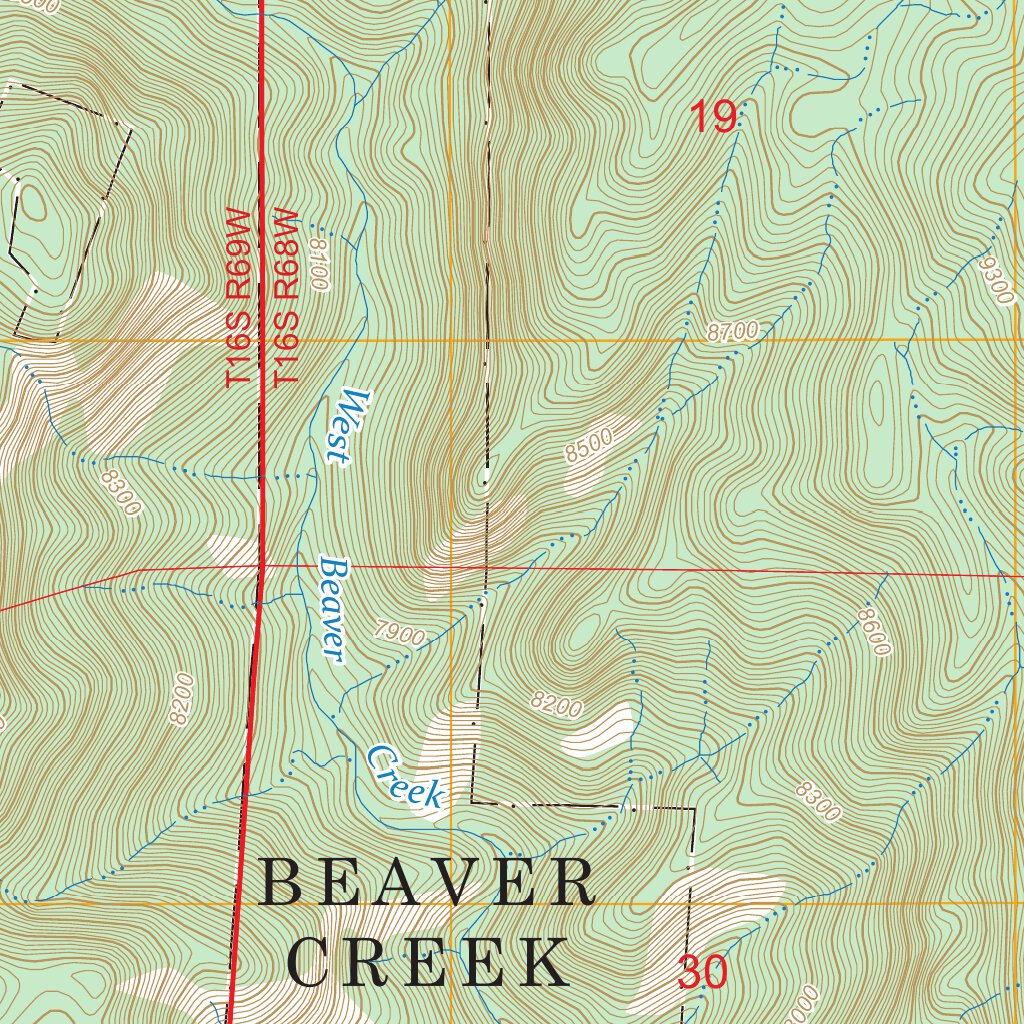 Big Bull Mountain, CO FSTopo Map by US Forest Service - Topo | Avenza Maps