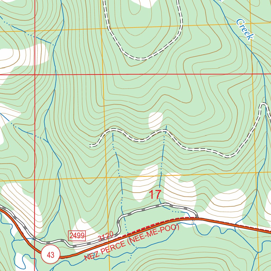Big Hole Battlefield, MT FSTopo Map by US Forest Service - Topo ...