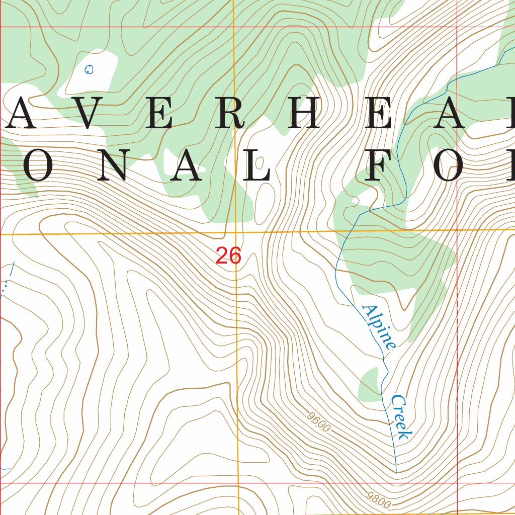 Big Horn Mountain, MT FSTopo Map by US Forest Service - Topo | Avenza Maps
