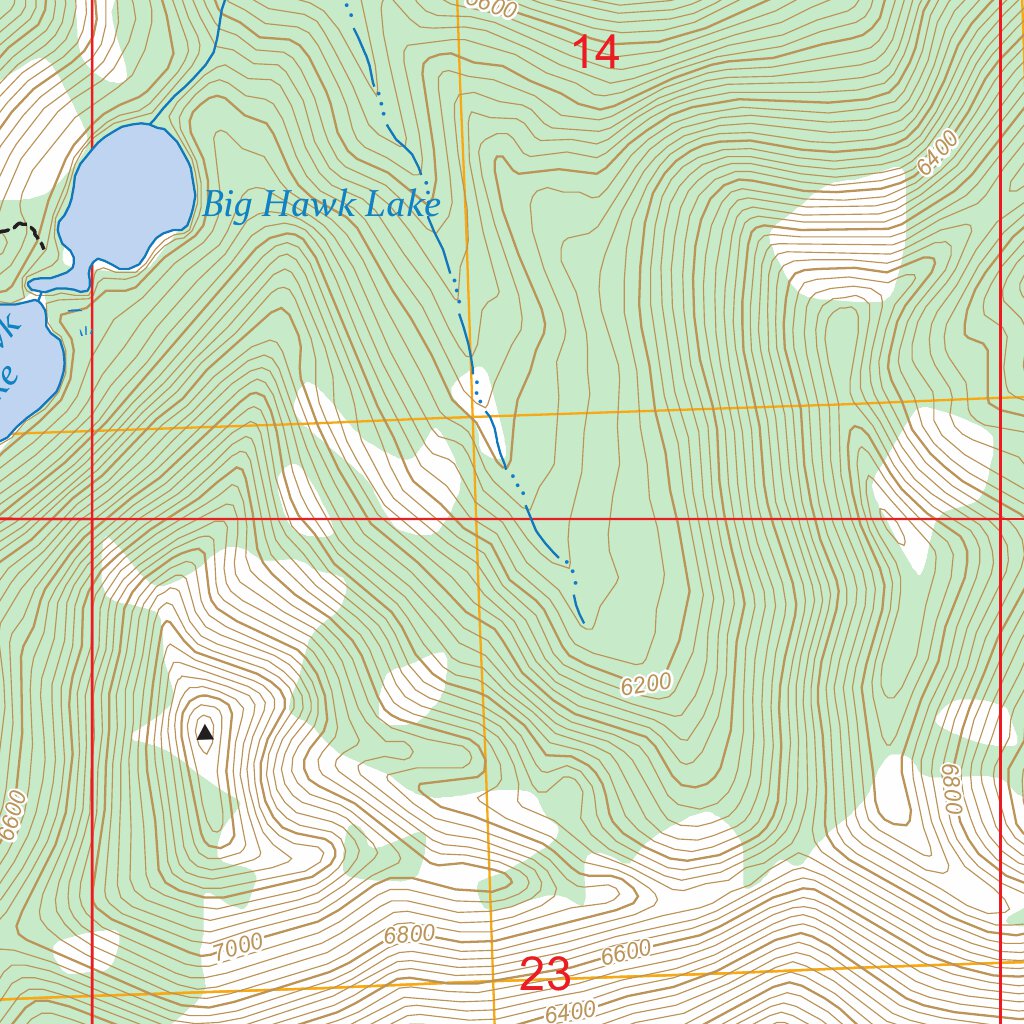 Big Hawk Mountain, MT FSTopo Map by US Forest Service - Topo | Avenza Maps