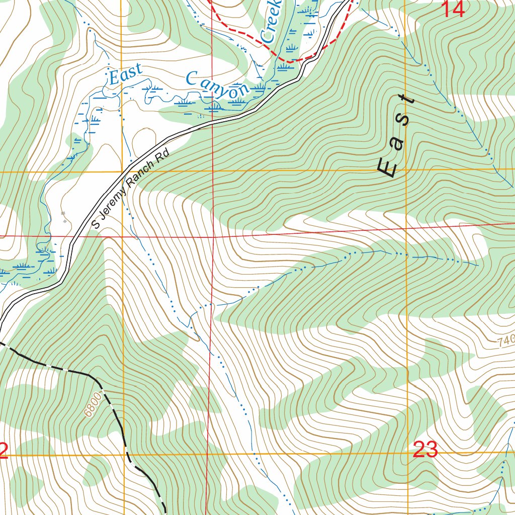 Big Dutch Hollow, UT FSTopo Map by US Forest Service - Topo | Avenza Maps